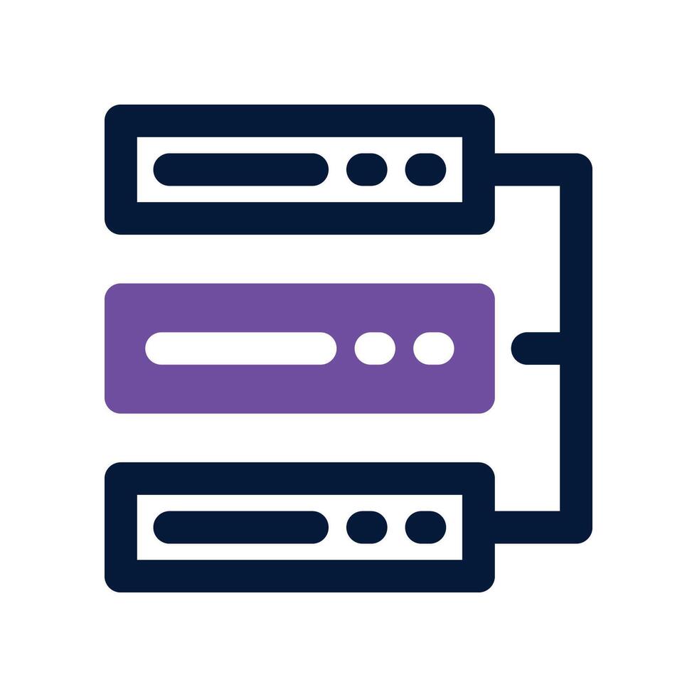 database icon. dual tone icon for your website, mobile, presentation ...