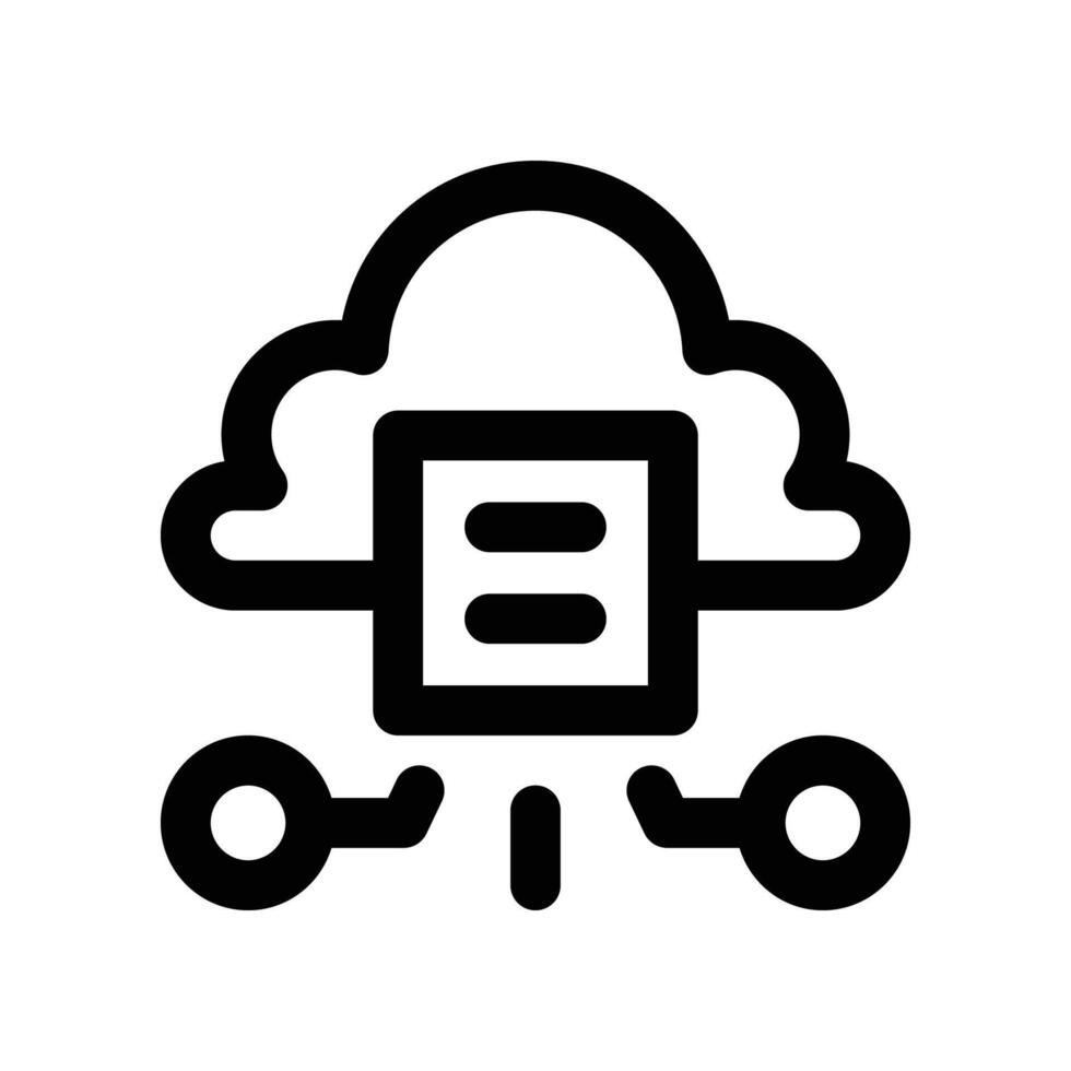 Web Hosting Icon Line Icon For Your Website Mobile Presentation And Logo Design 52068506