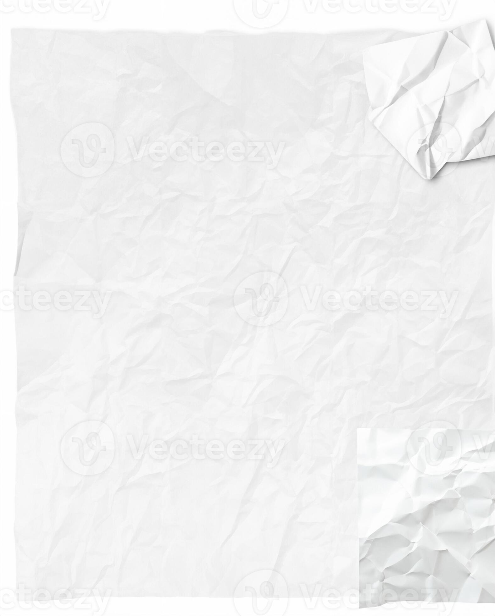 White crumpled paper texture background, ideal for graphic design ...