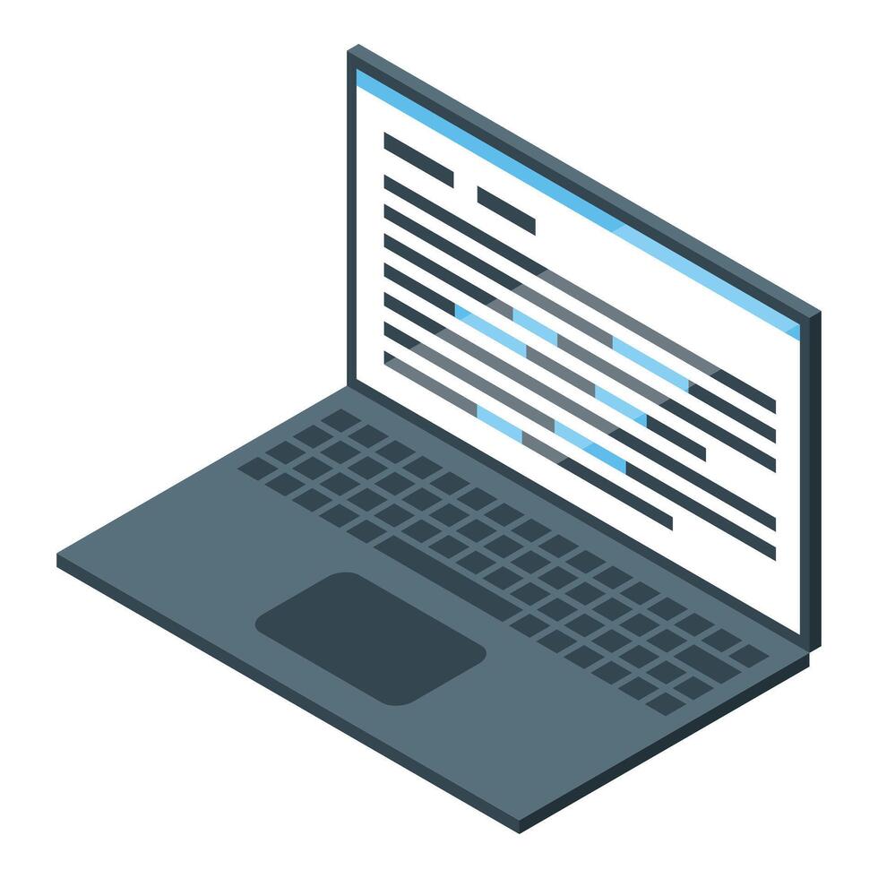 Modern laptop displaying programming code, software development concept ... Modern laptop displaying programming code, software development concept ...