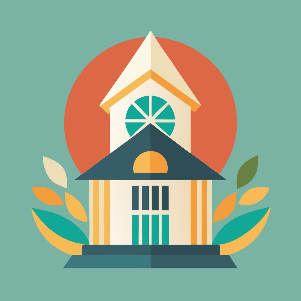 School building with clock tower illustration 52159664 Vector Art at ... School building with clock tower illustration 52159664 Vector Art at ...