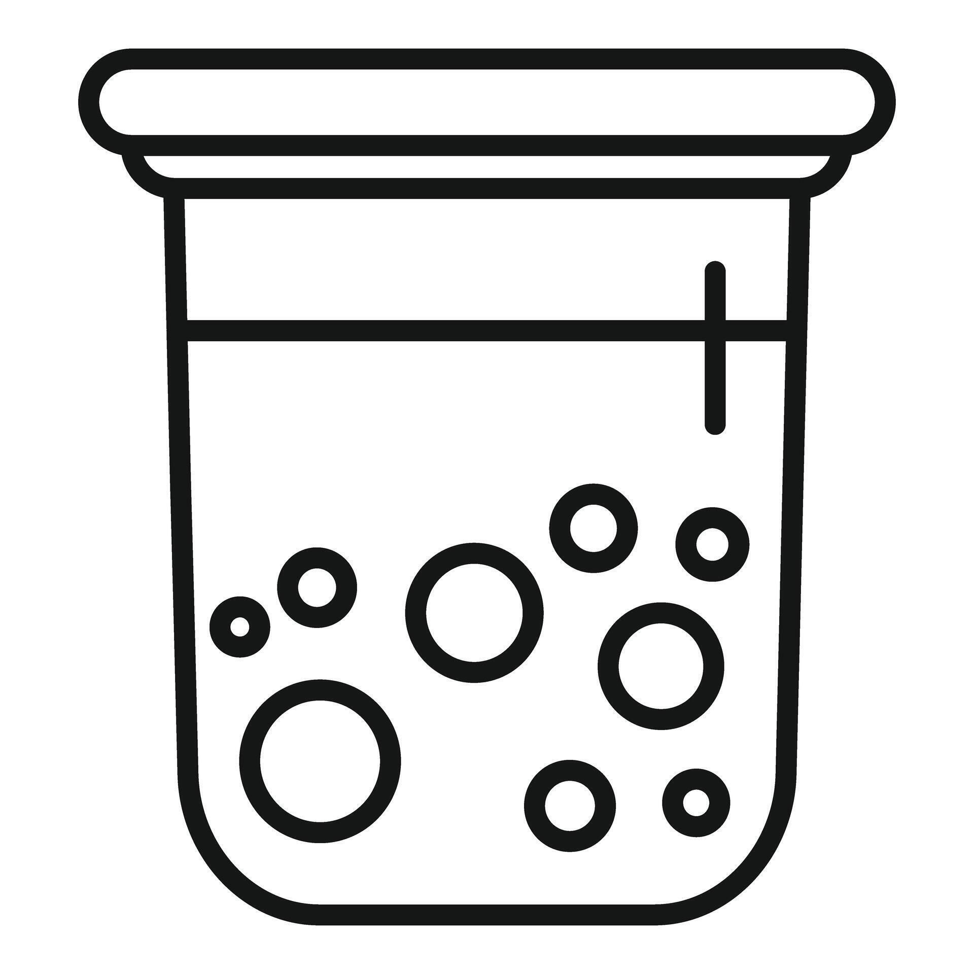 Beaker with bubbling liquid conducting experiment chemistry research ... Beaker with bubbling liquid conducting experiment chemistry research ...