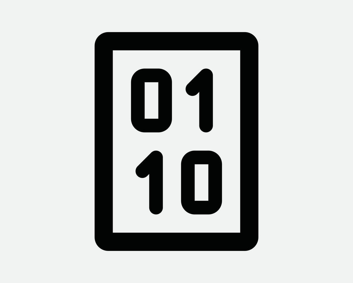 Binary Code Number Coding Math Computer Numeral Zero One App