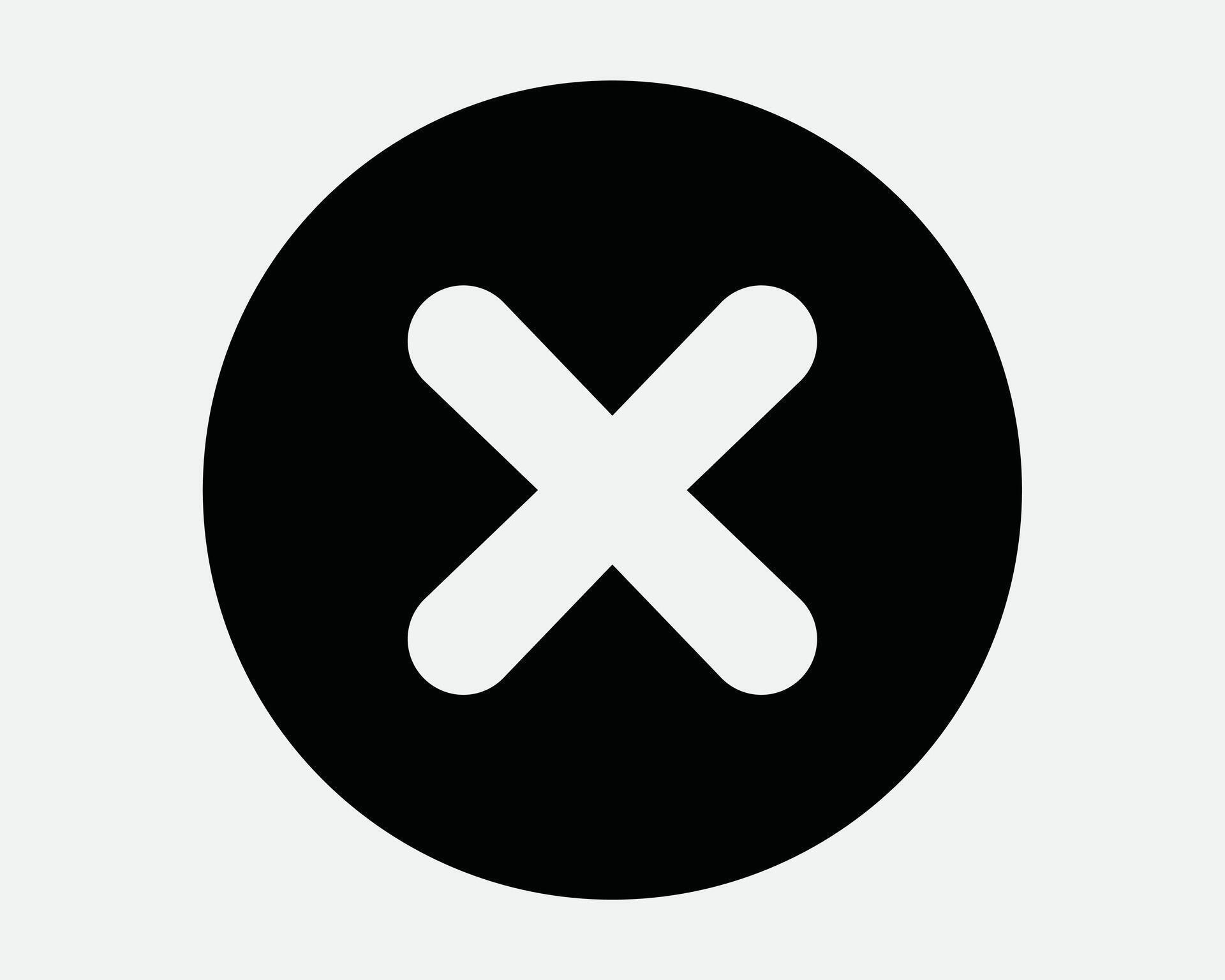 Cancel Circle Round Circular Button Close Stop Banned Ban Prohibited ... Cancel Circle Round Circular Button Close Stop Banned Ban Prohibited ...
