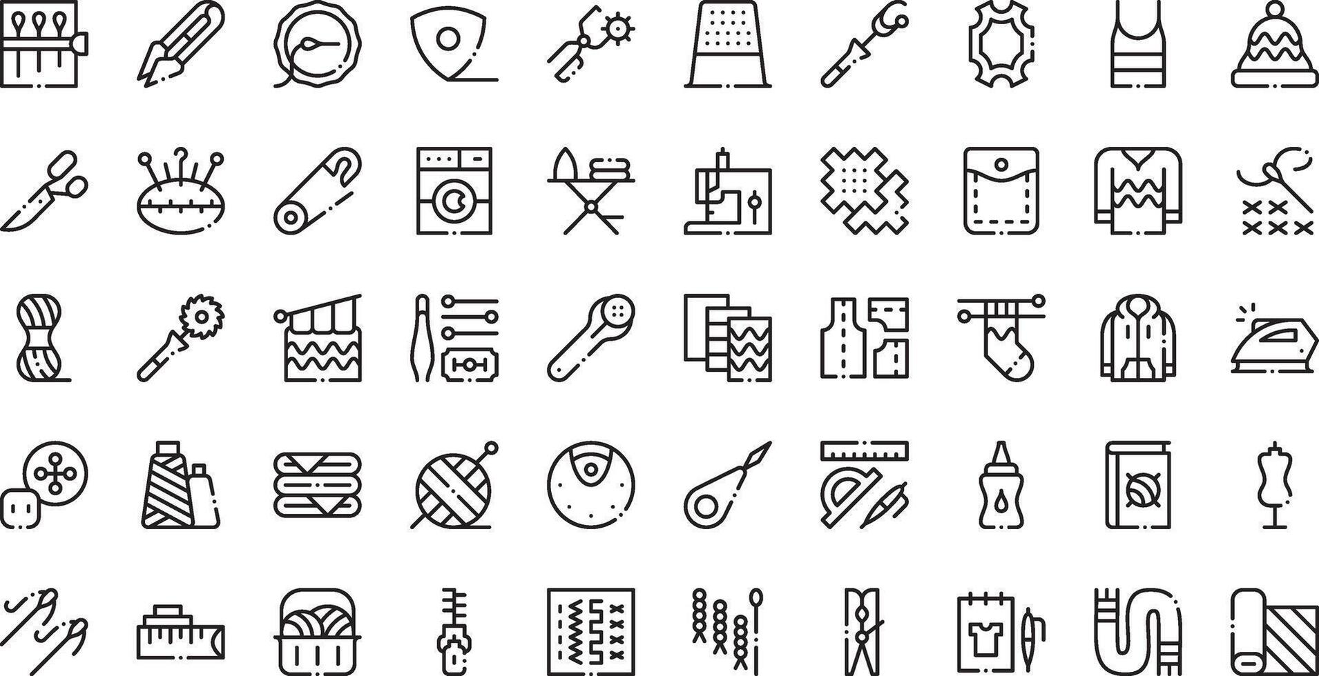 Sewing and sewing machine icons set 52190303 Vector Art at Vecteezy Sewing and sewing machine icons set 52190303 Vector Art at Vecteezy