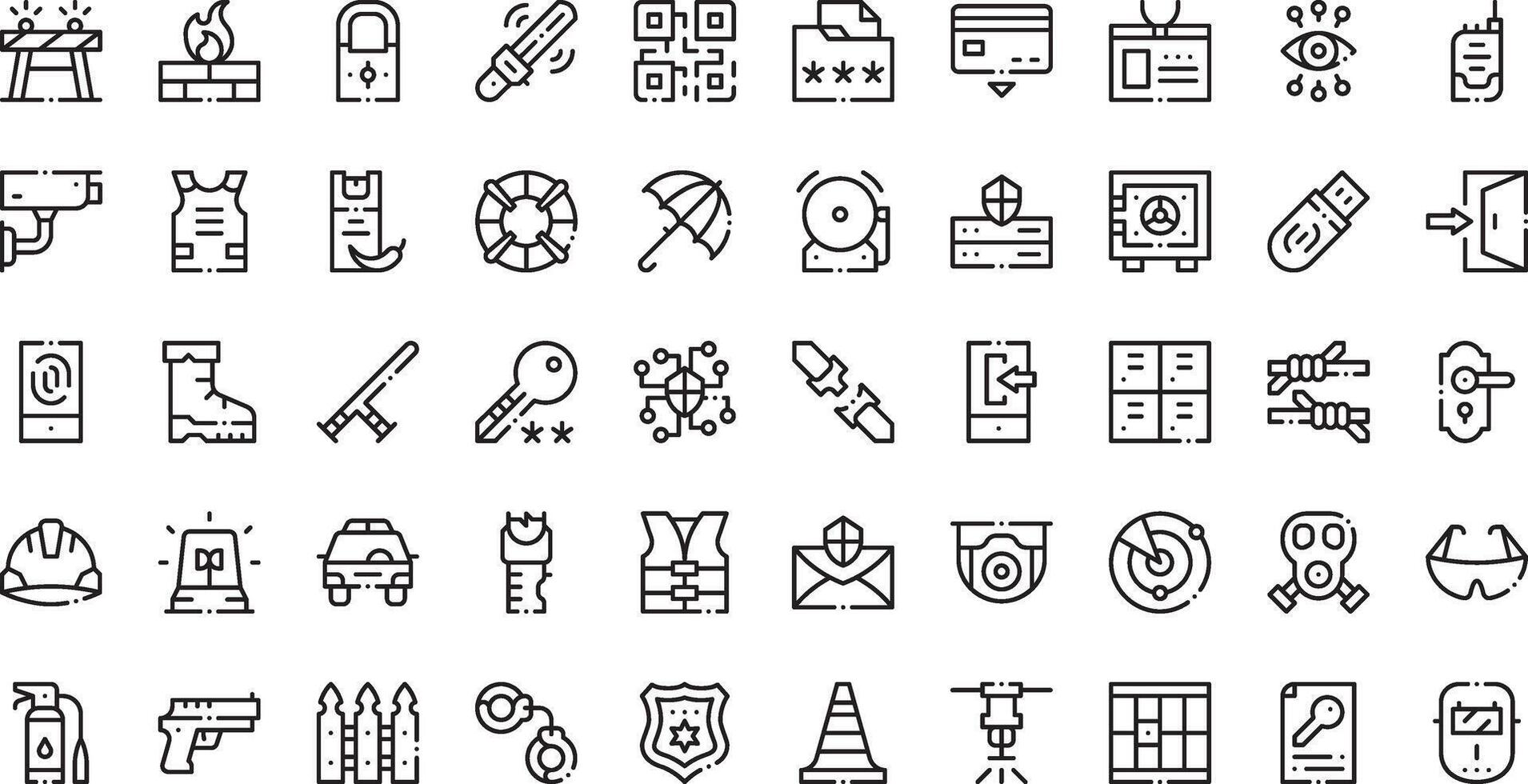 Protection Security Icons High Quality Icons Collection With Editable