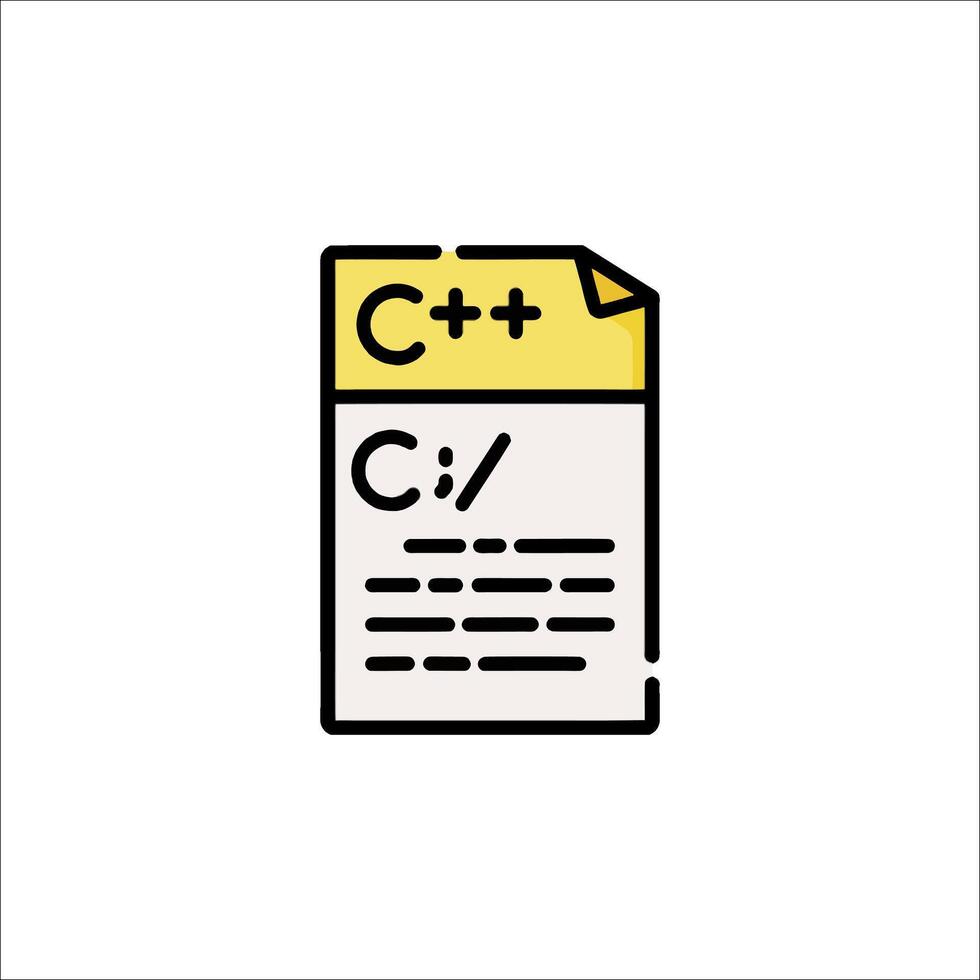 C code file icon illustration 52201800 Vector Art at Vecteezy