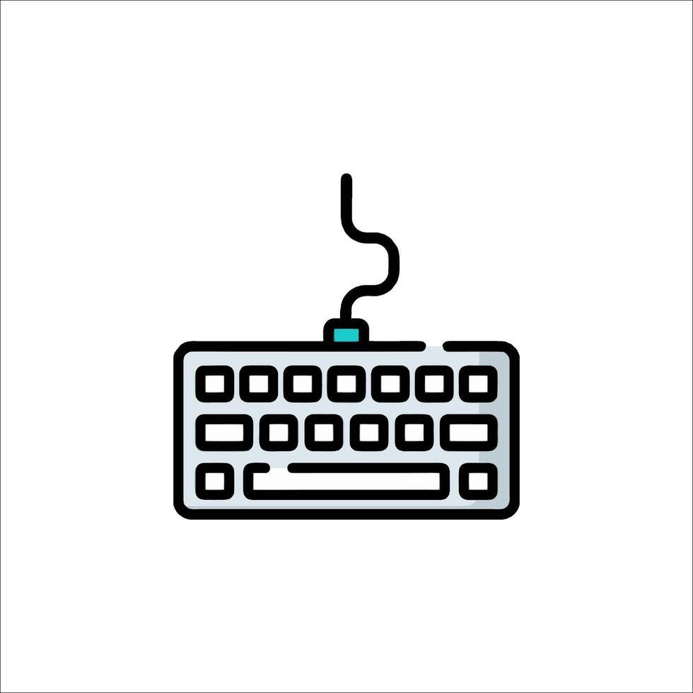 Computer keyboard icon illustration 52203847 Vector Art at Vecteezy