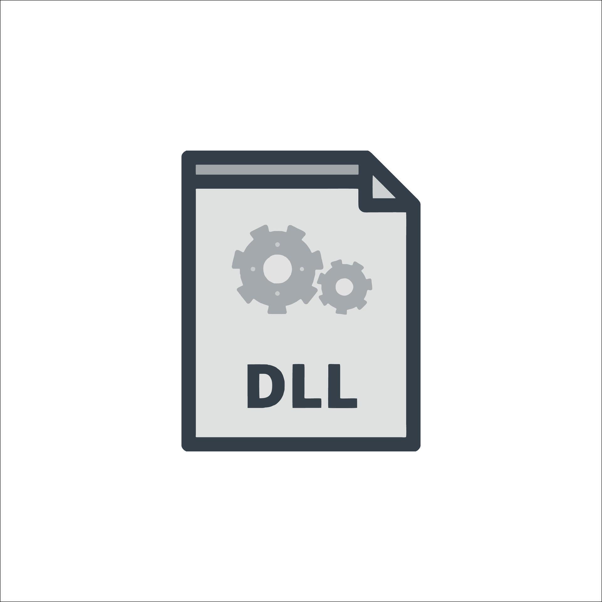 Dll icon illustration 52211027 Vector Art at Vecteezy
