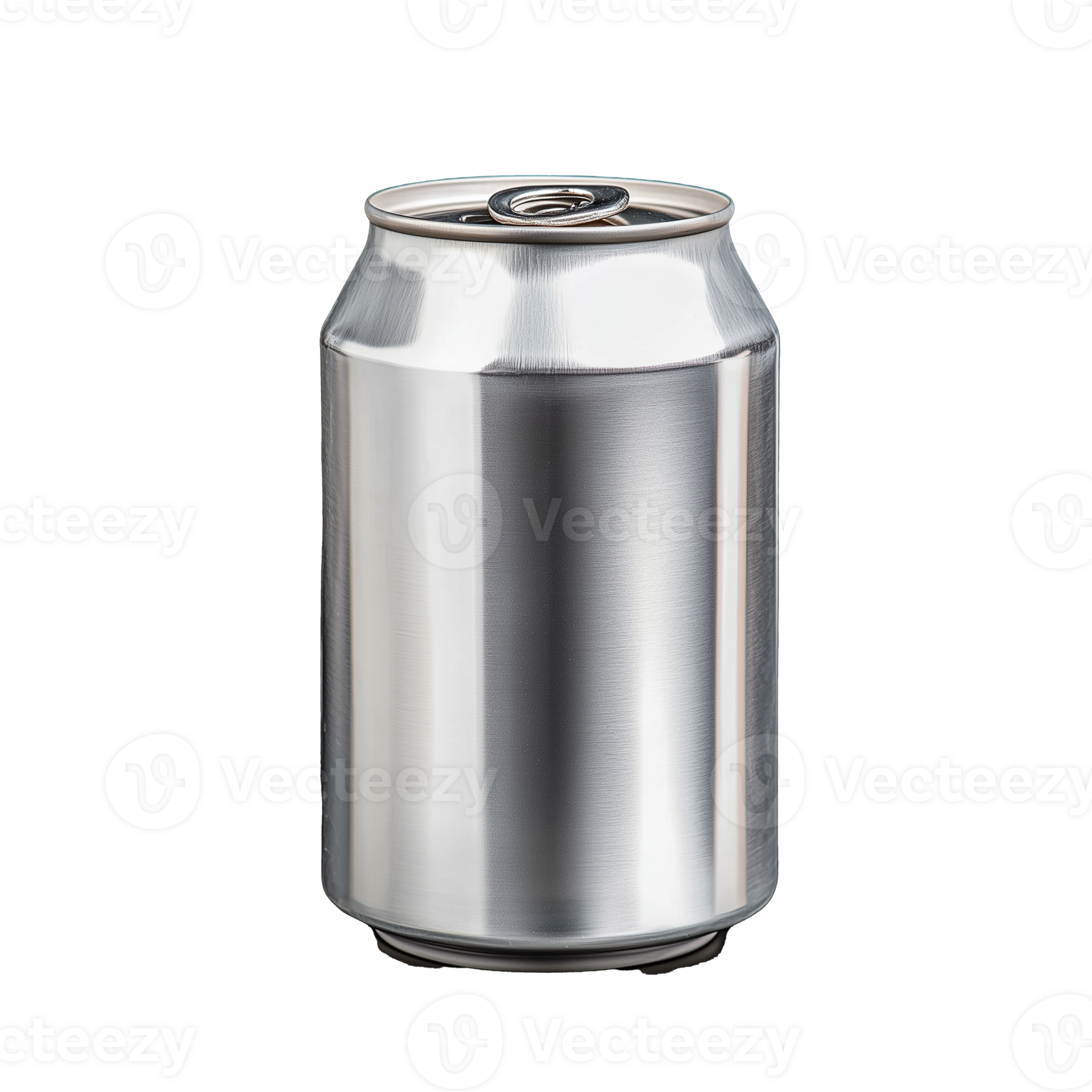 Silver soda can on transparent background 52240955 PNG