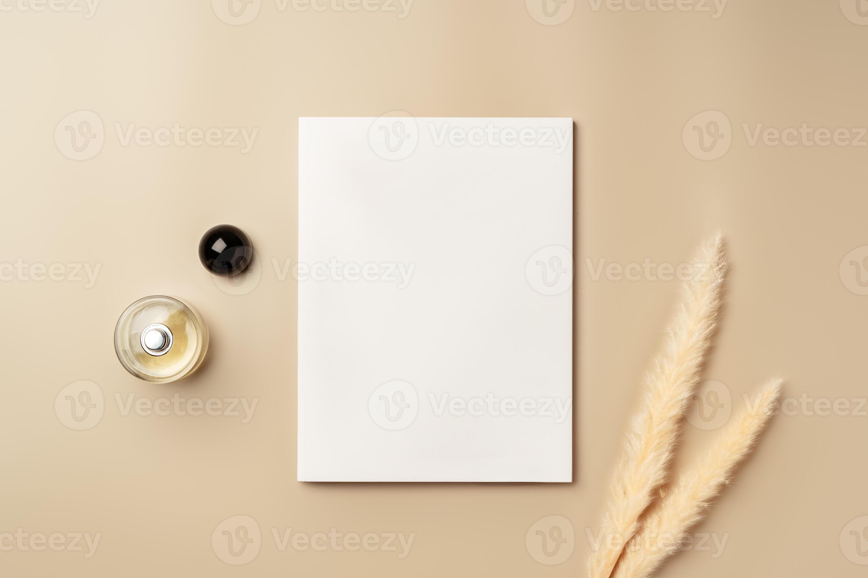 Blank stack of paper on beige background top view 52250602 Stock Photo at Vecteezy