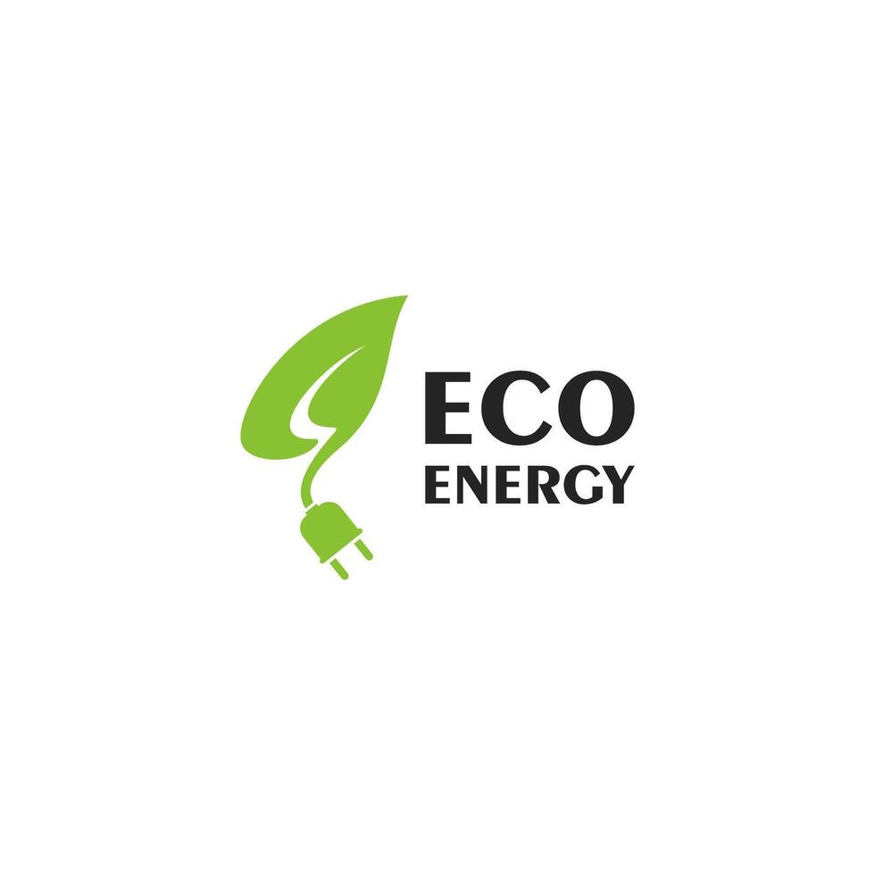 Eco energy logo design illustration , suitable for your design need, logo, illustration ...