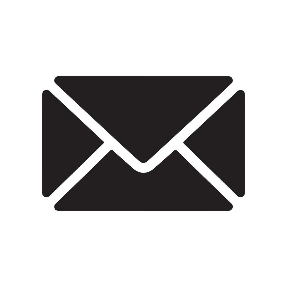 Mail icon set. Envelope icon, email message icon. Mail icon button sign, notification new ...