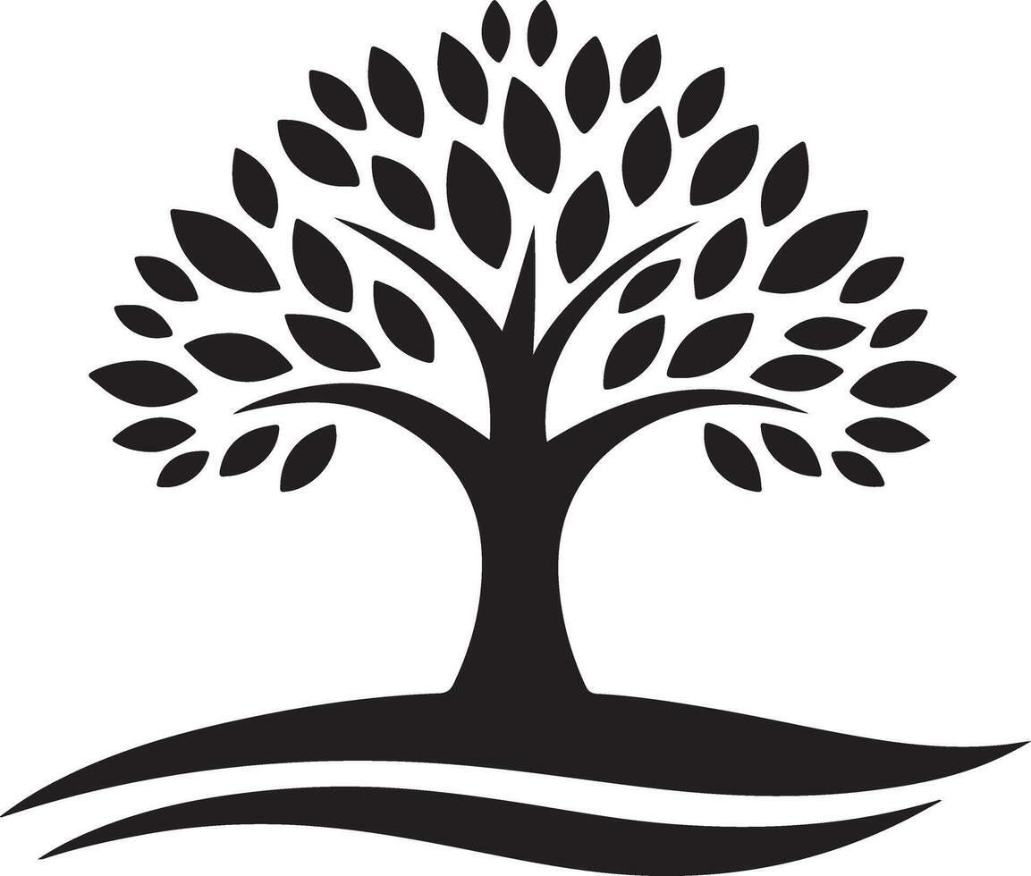 Simple Tree Silhouette for Creative Projects 52263608 Vector Art at ...