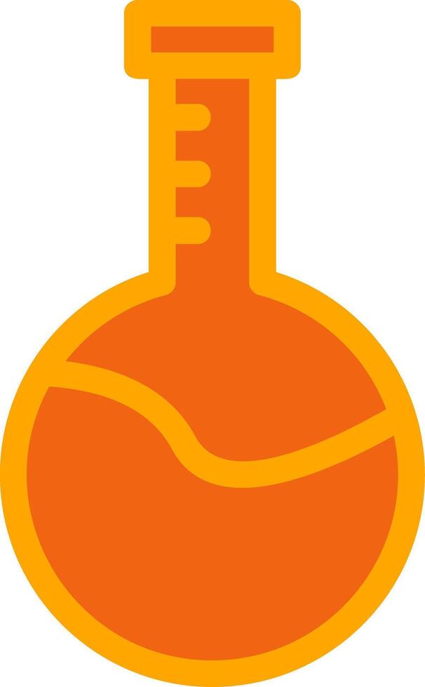 Flask Orange Filled Icon 52269148 Vector Art at Vecteezy