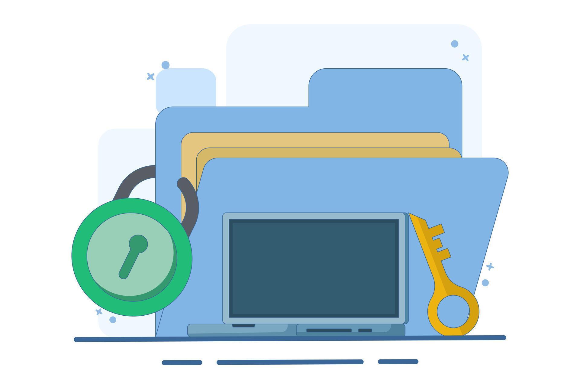 Data Protection Concept Data Protection For Personal Privacy Data Storage Information