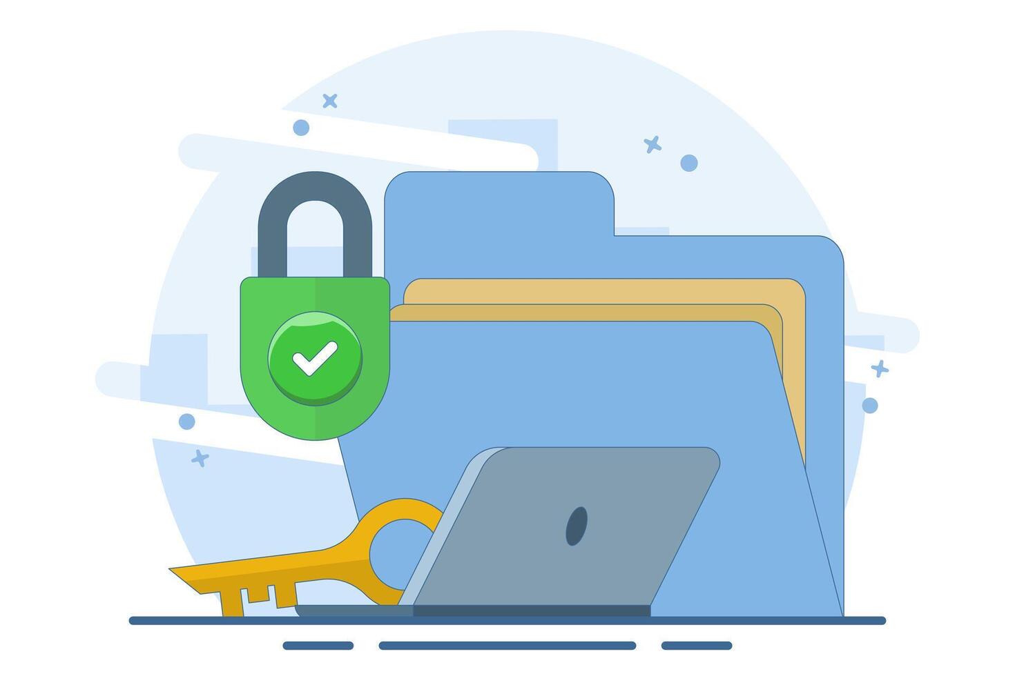 Data Protection Concept Data Protection For Personal Privacy Data Storage Information