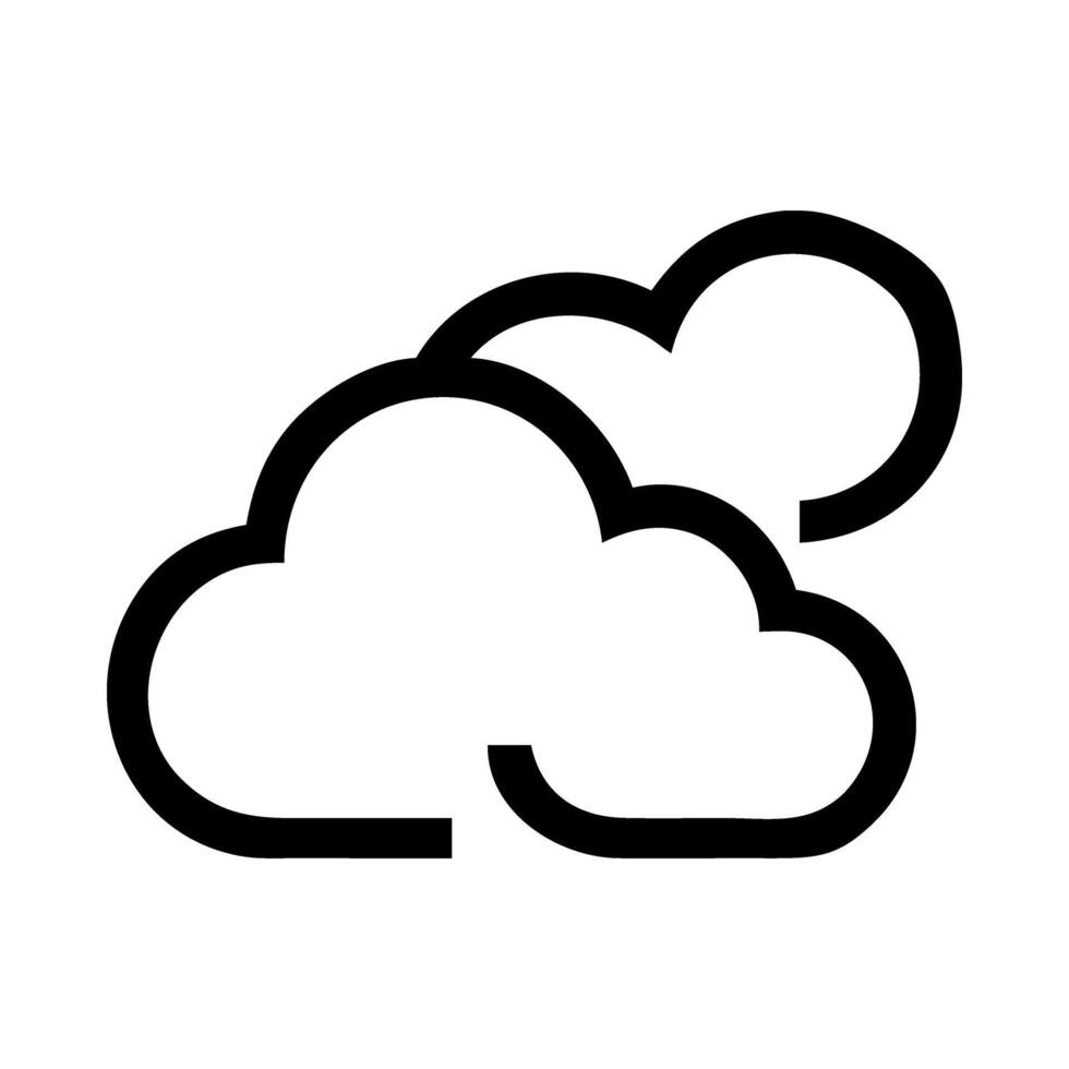 Cloud Weather Symbol 52305388 Vector Art At Vecteezy