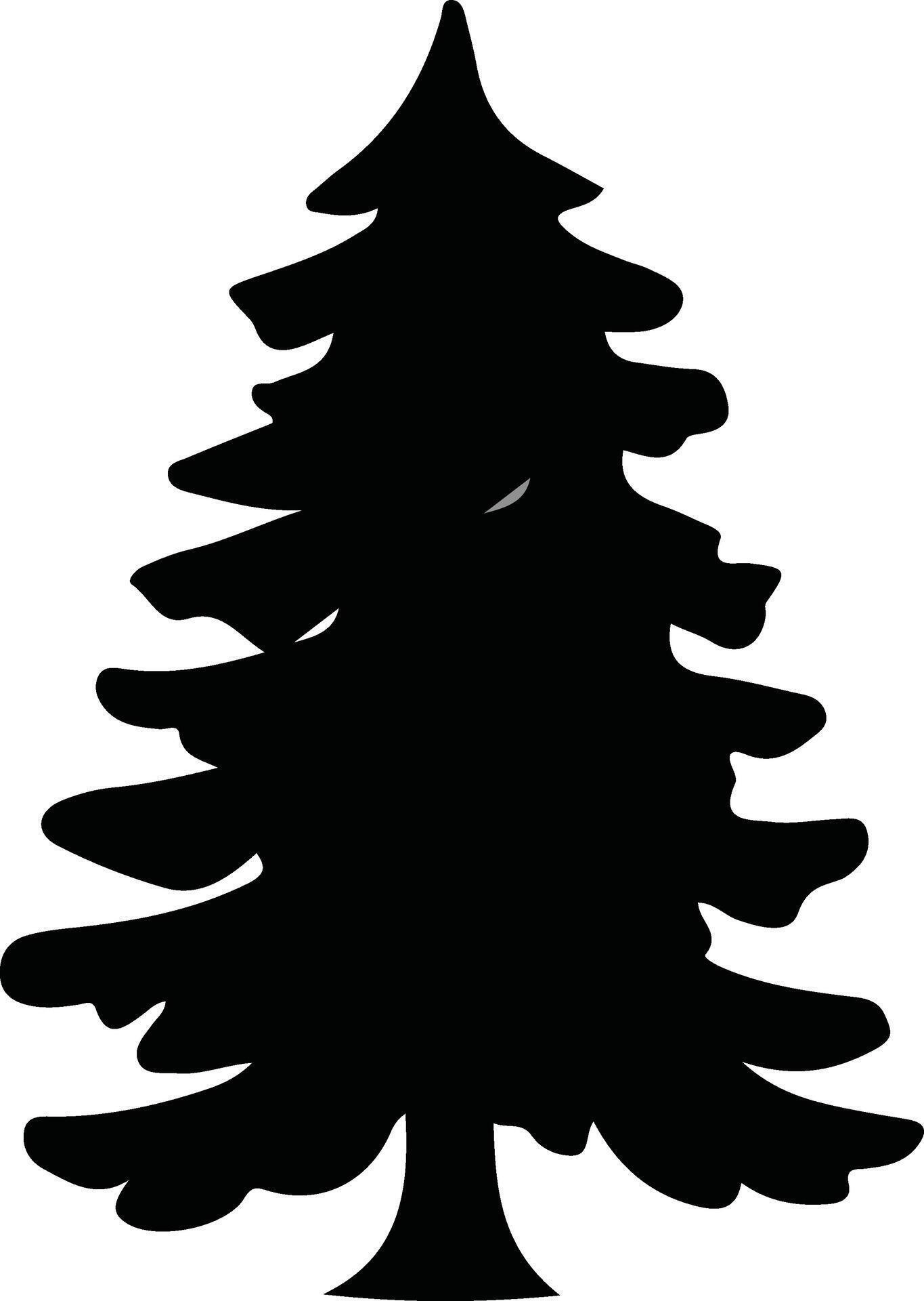 Free Printable Spruce Tree Stencils and Templates 52312076 Vector Art ...