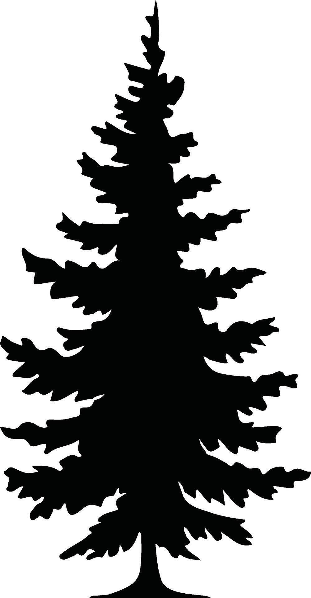 Free Printable Spruce Tree Stencils and Templates 52312078 Vector Art ...