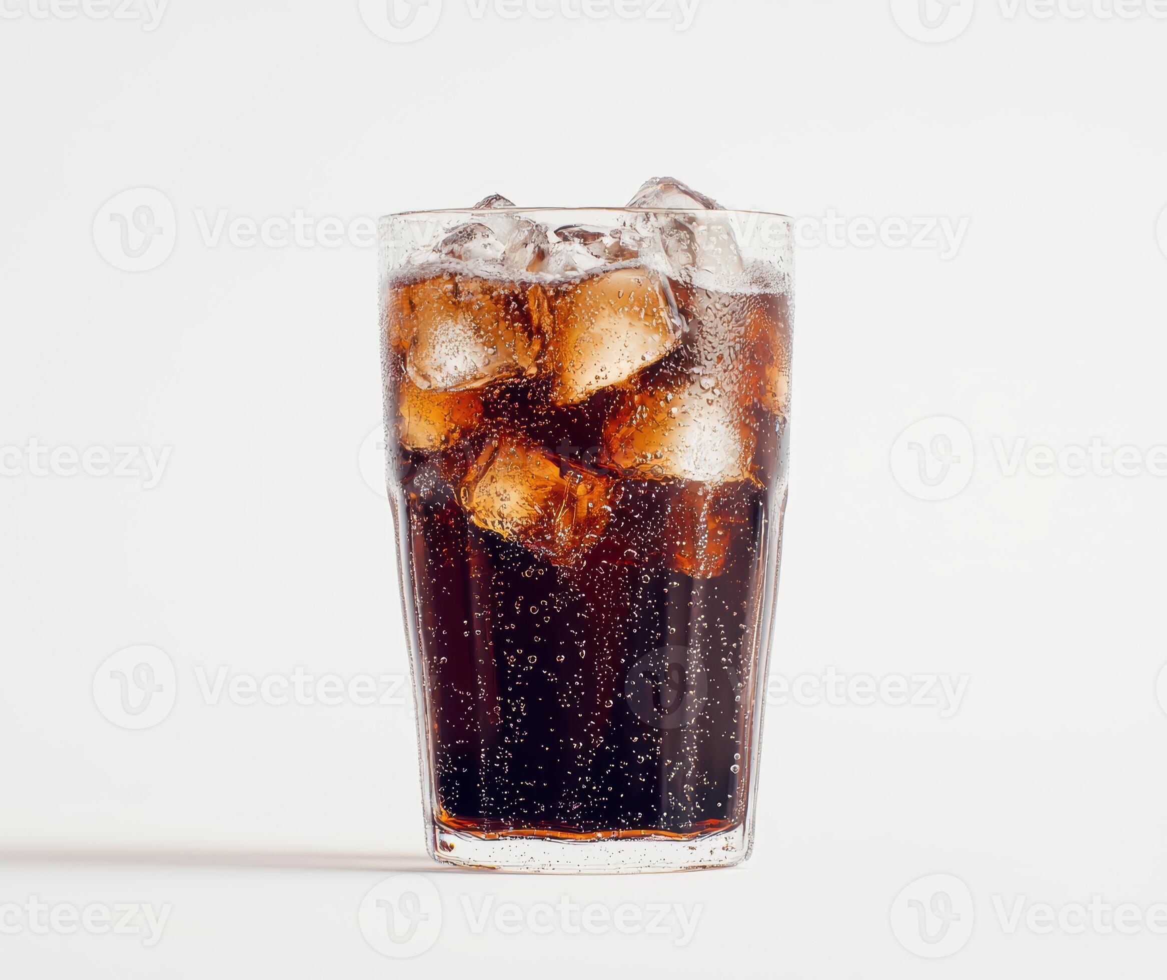 refreshing cold cola drink with ice cubes 52334761 Stock Photo at Vecteezy