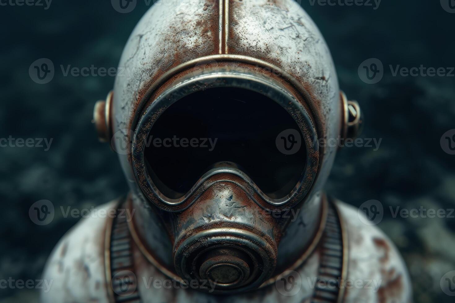 Closeup view of a worn and weathered gas mask 52336908 Stock Photo at Vecteezy