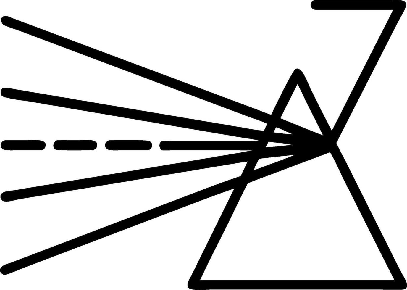 3d Glossy Abstract Light Beams Through A Prism Creating A Spectrum Symbolizing Enlightenment And