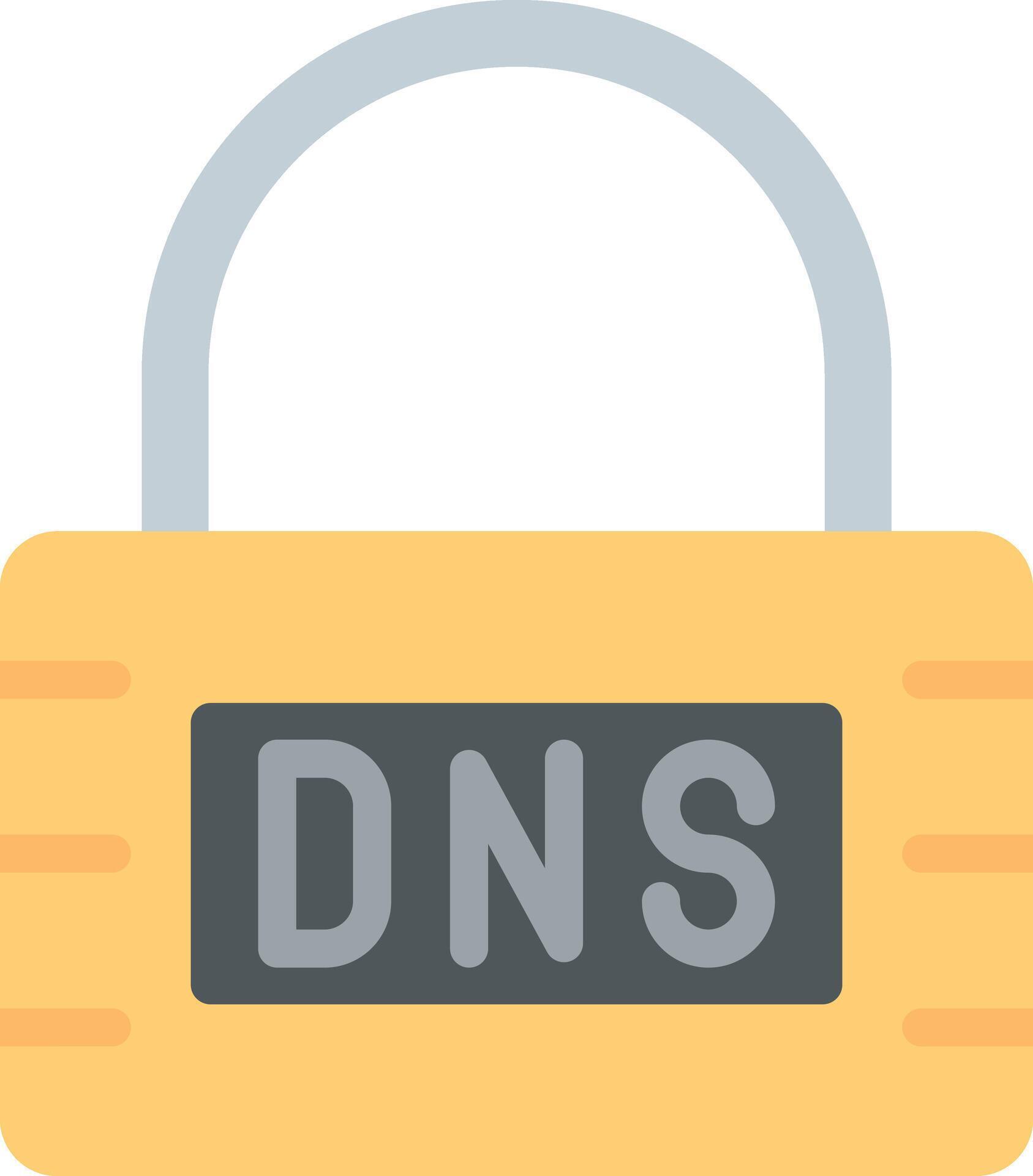 Dns lock icon 52347554 Vector Art at Vecteezy