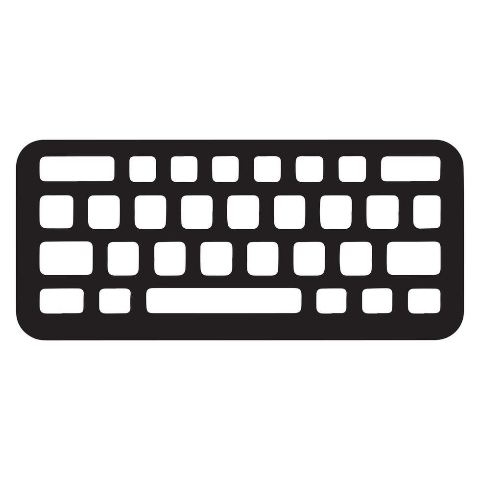 Premium Computer Keyboard Silhouette Artwork Available 52372916 Vector ... Premium Computer Keyboard Silhouette Artwork Available 52372916 Vector ...