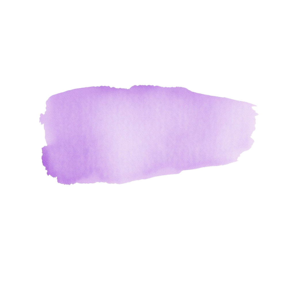 Purple Watercolor Brush Stroke 52386587 PNG