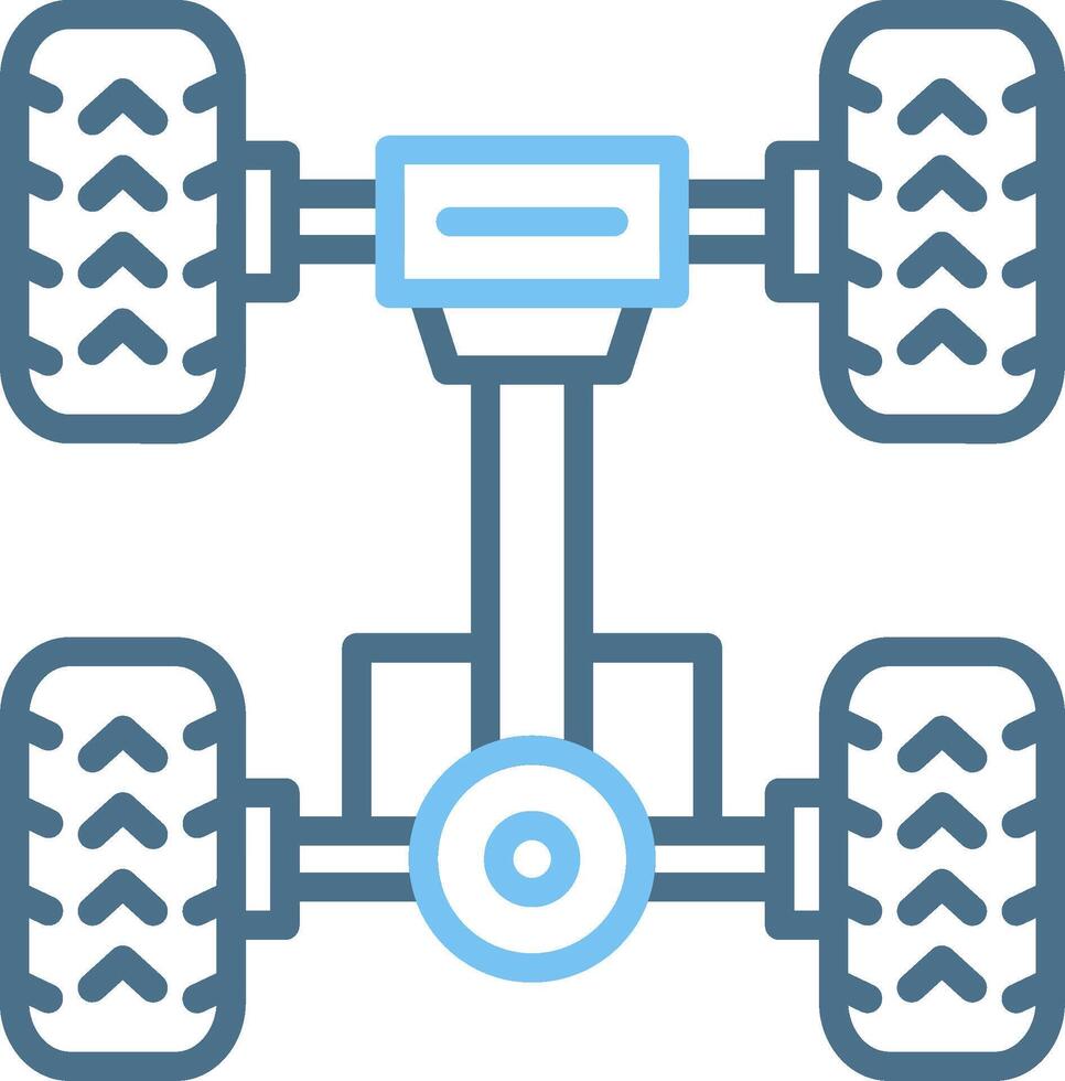 Chassis Line Two Colour Icon Design 52410975 Vector Art at Vecteezy
