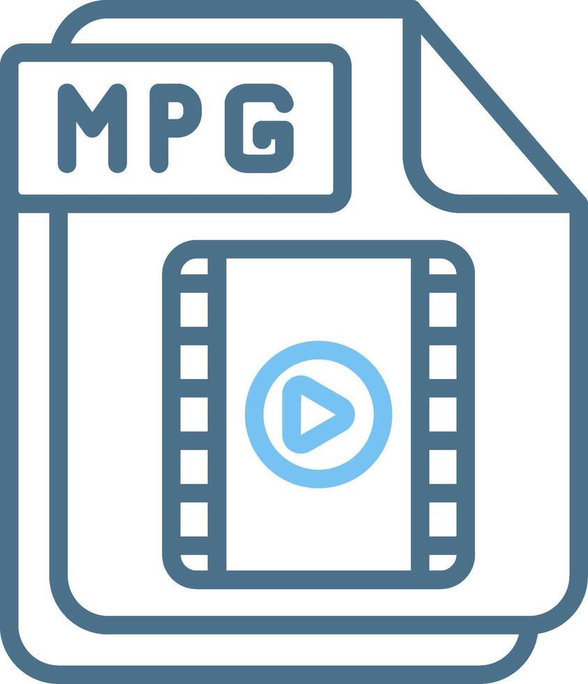 MPG Line Two Colour Icon Design 52415730 Vector Art at Vecteezy