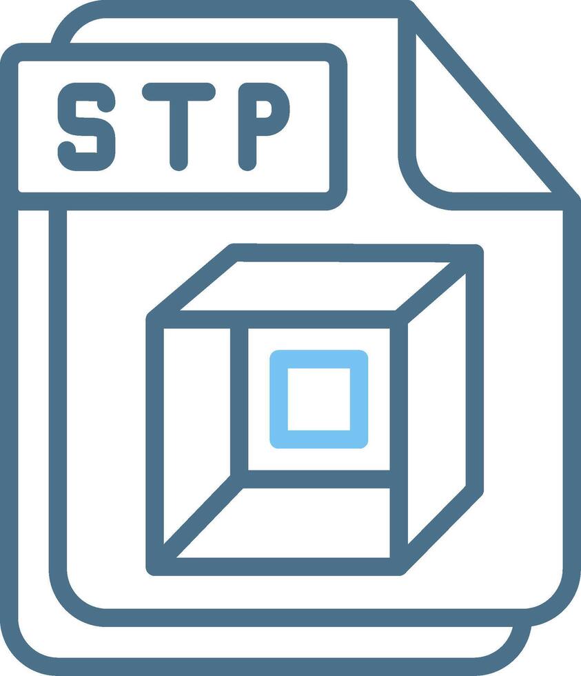 STP Line Two Colour Icon Design 52415779 Vector Art at Vecteezy