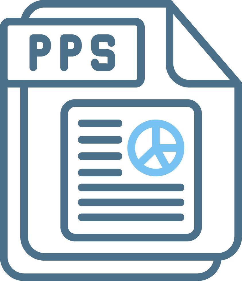 PPS Line Two Colour Icon Design 52415784 Vector Art at Vecteezy