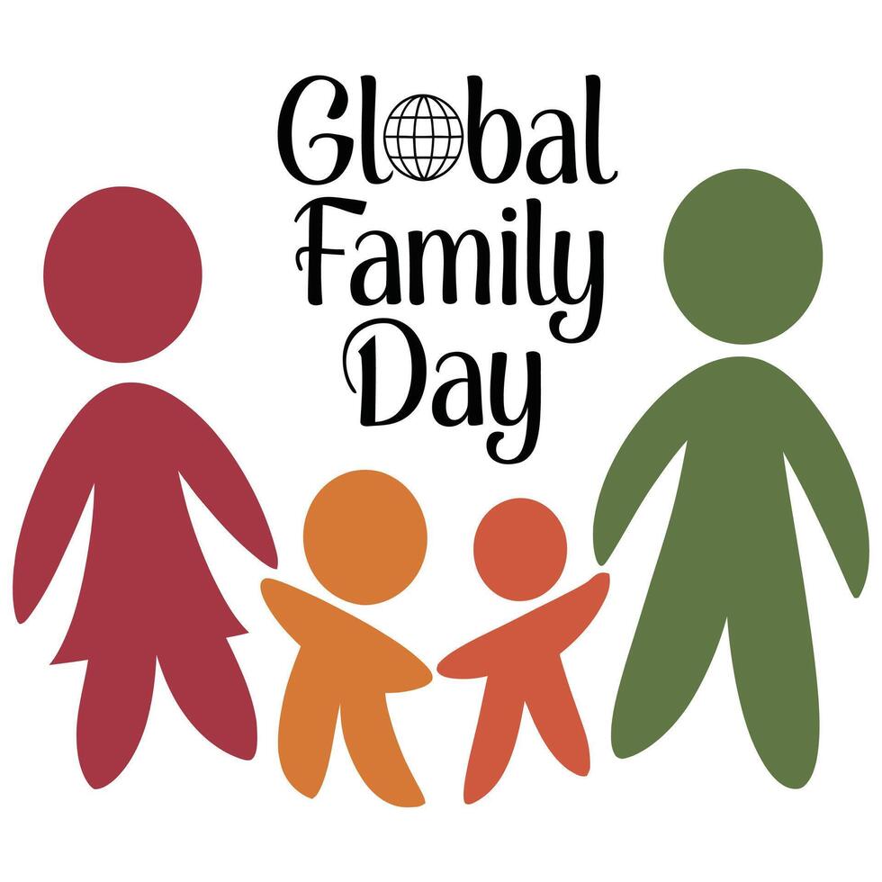 Global Family Day Brings Families Together. 52433621 Vector Art at Vecteezy Global Family Day Brings Families Together. 52433621 Vector Art at Vecteezy