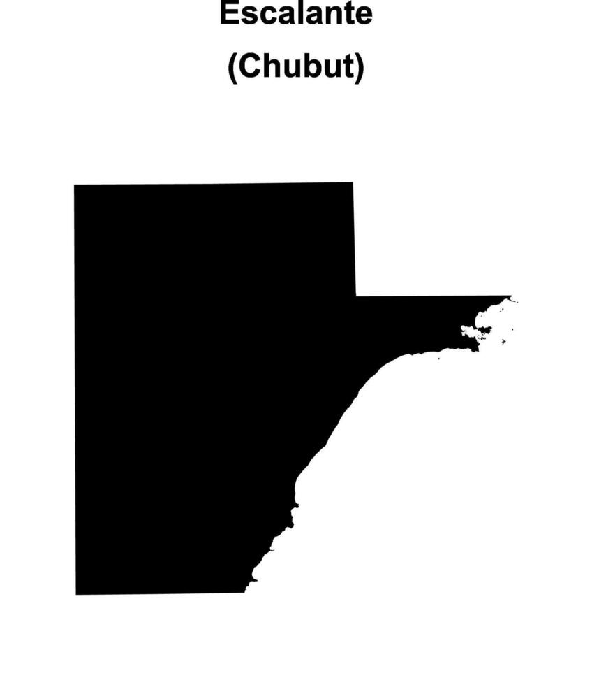 Escalante department, Chubut blank outline map 52442428 Vector Art at ... Escalante department, Chubut blank outline map 52442428 Vector Art at ...