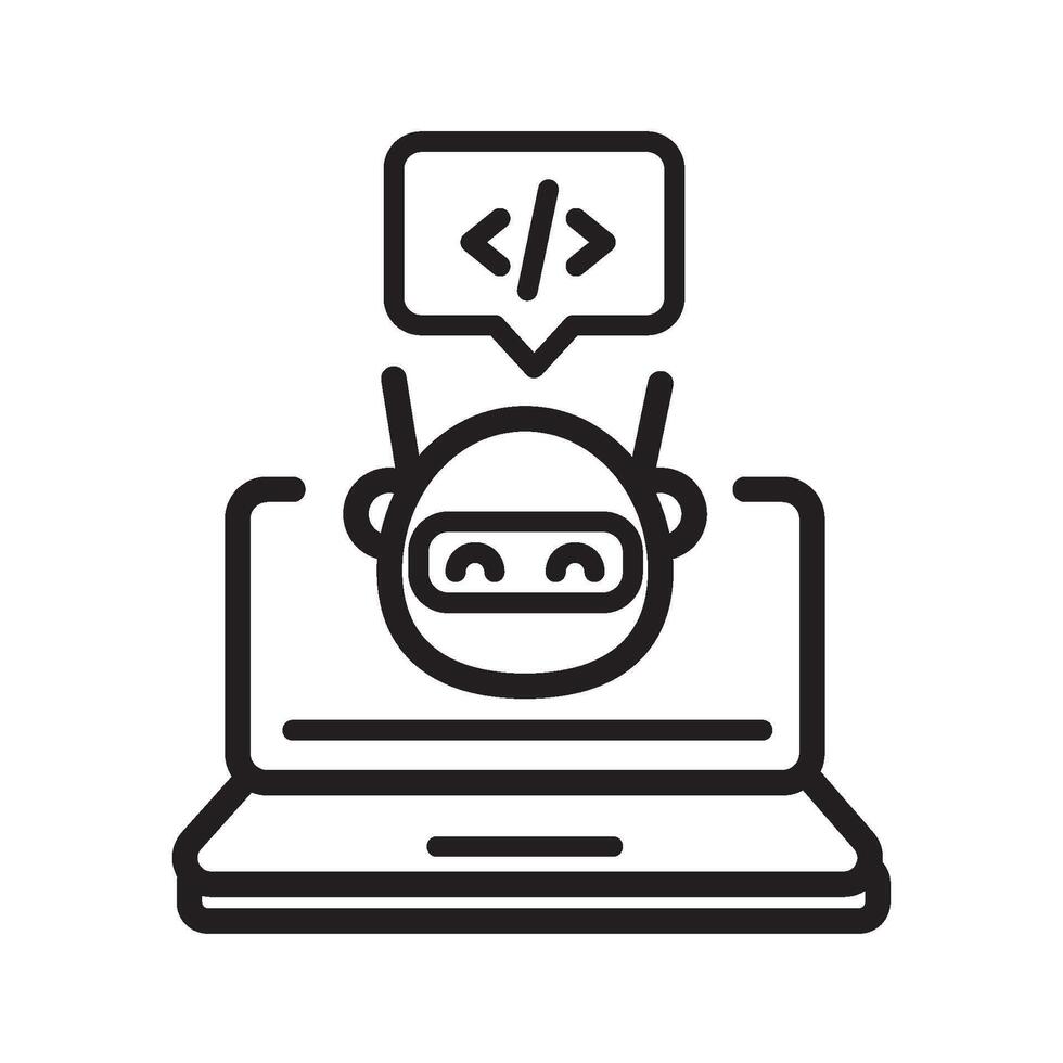 Chatbot Coding Technology Illustration Design 52532505 Vector Art At 2359