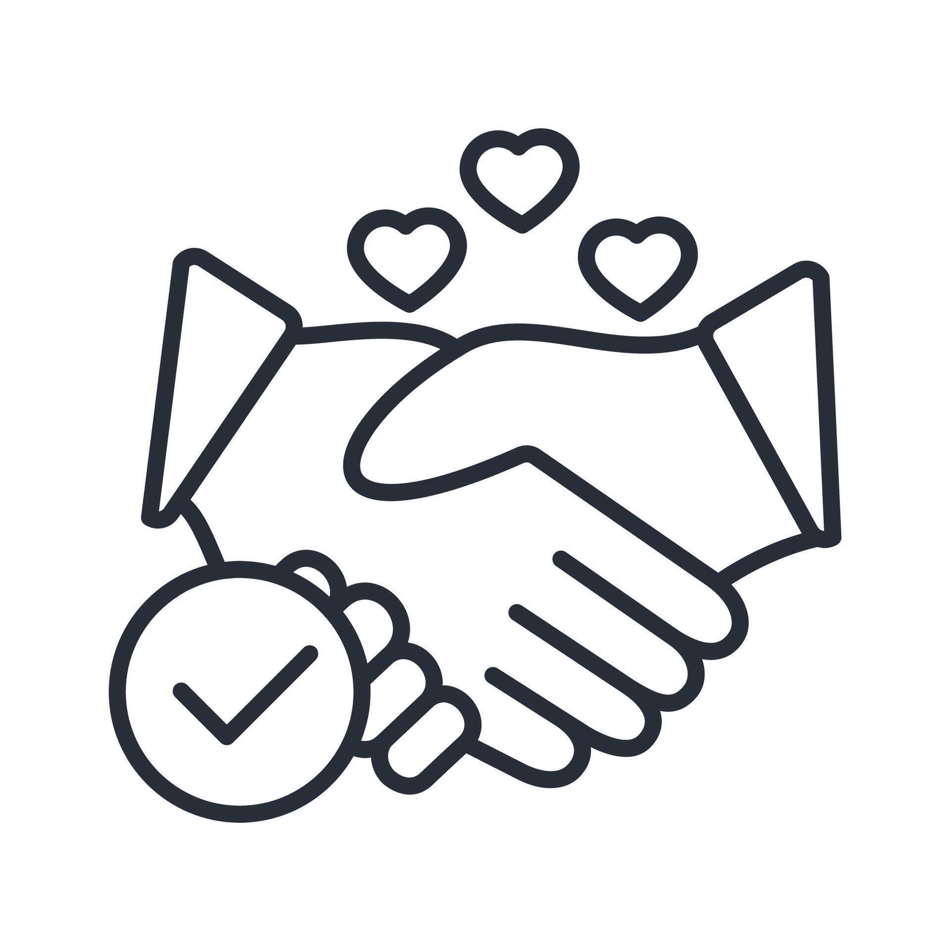 Commitment Icon Editable Stroke Linear Style Sign For Use Web Design Logo Symbol Illustration