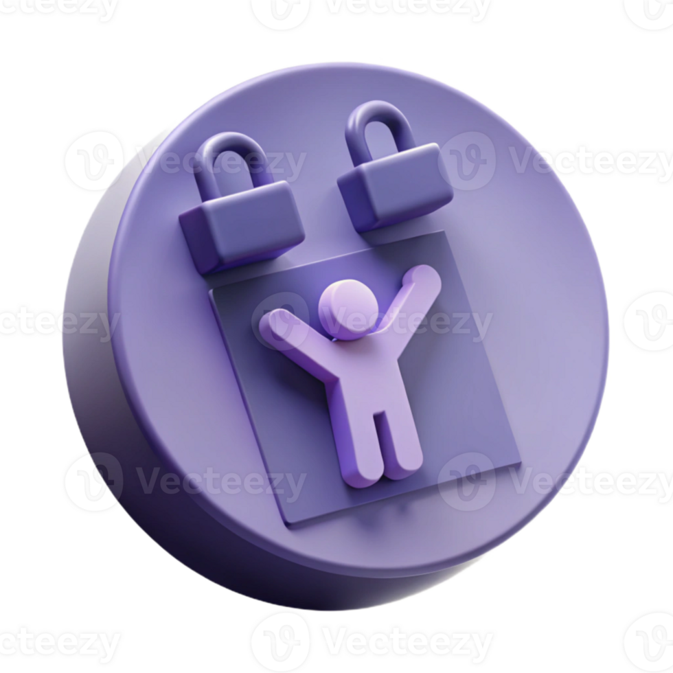 Unlocking Potential A 3D Icon Representing Personal Growth 52553081 PNG Unlocking Potential A 3D Icon Representing Personal Growth 52553081 PNG