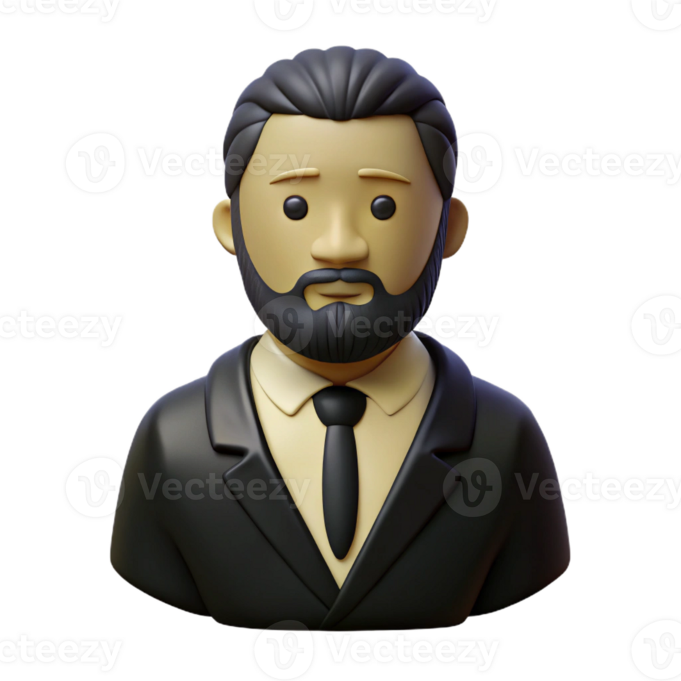 3d Dibujos Animados Personaje De Un Hombre En Un Traje 52556868 Png