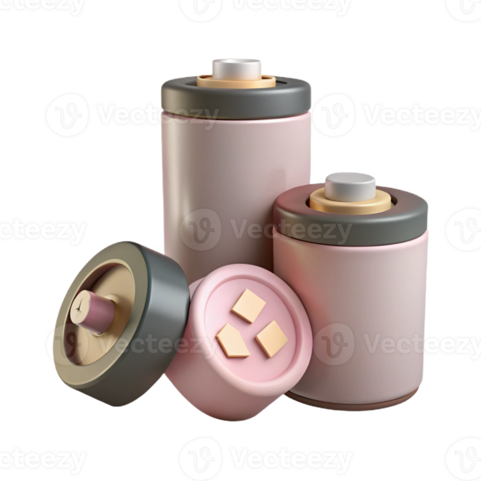 3D Rendered Pink and Grey Battery Illustration 52570762 PNG 3D Rendered Pink and Grey Battery Illustration 52570762 PNG