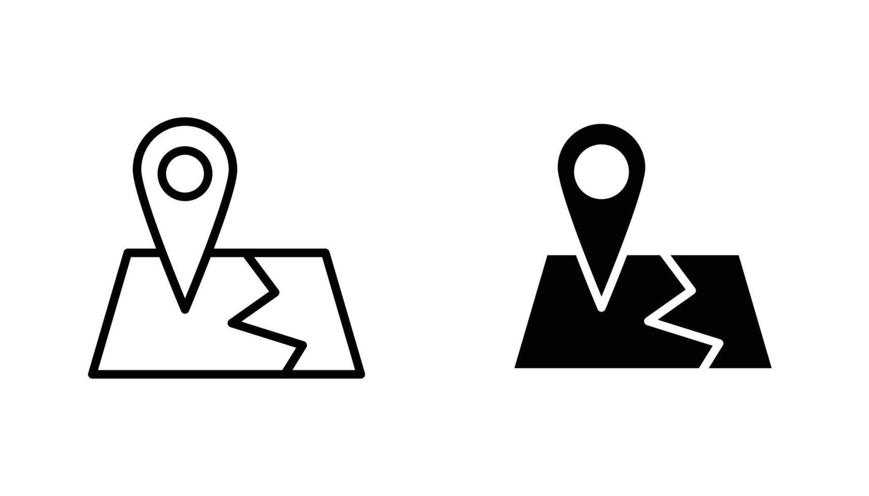 Map Vecor Icon Set 52574841 Vector Art At Vecteezy