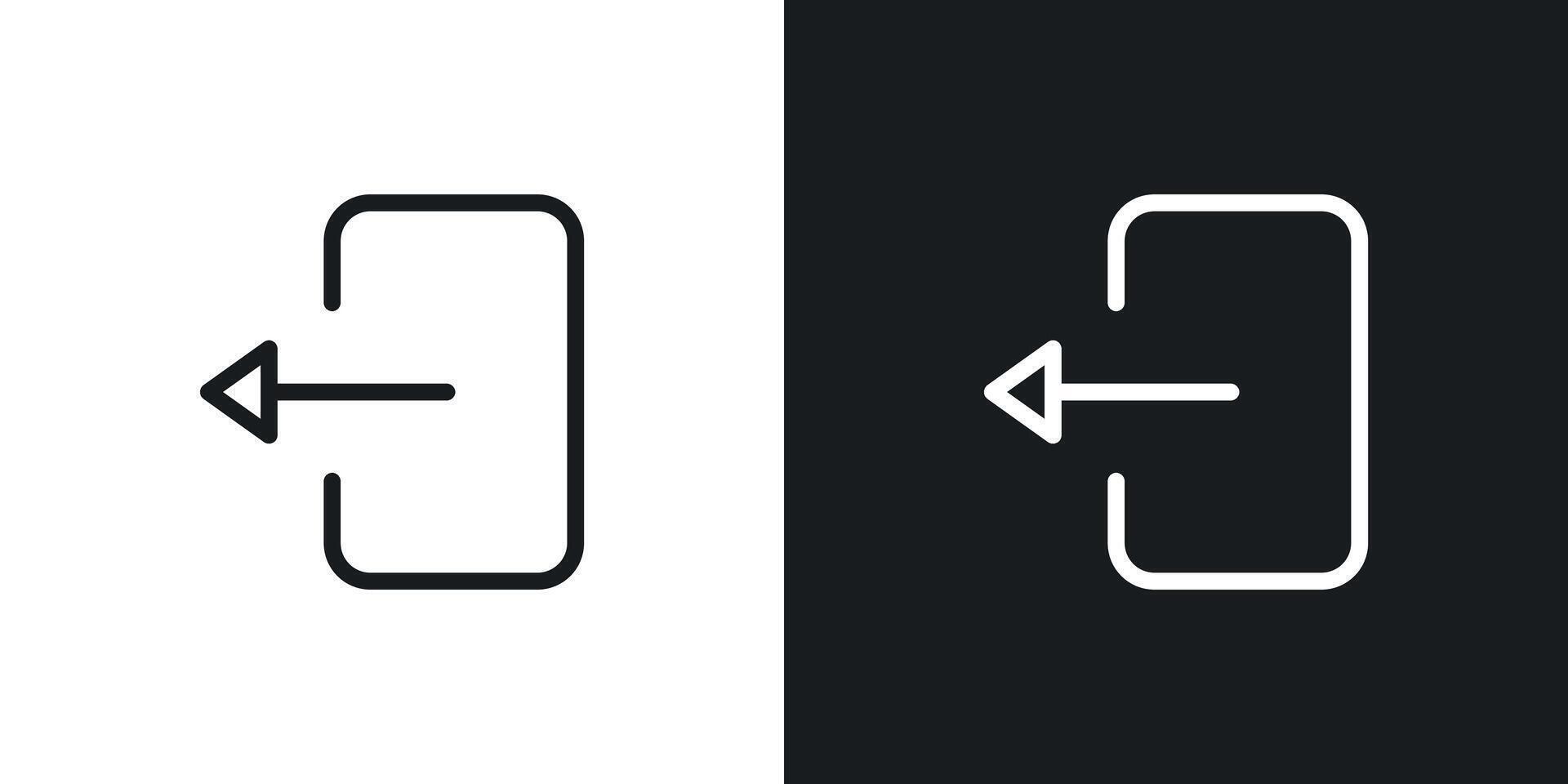 Log out icon 52576072 Vector Art at Vecteezy