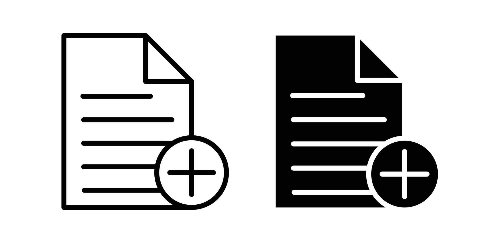 Add document icon 52579302 Vector Art at Vecteezy