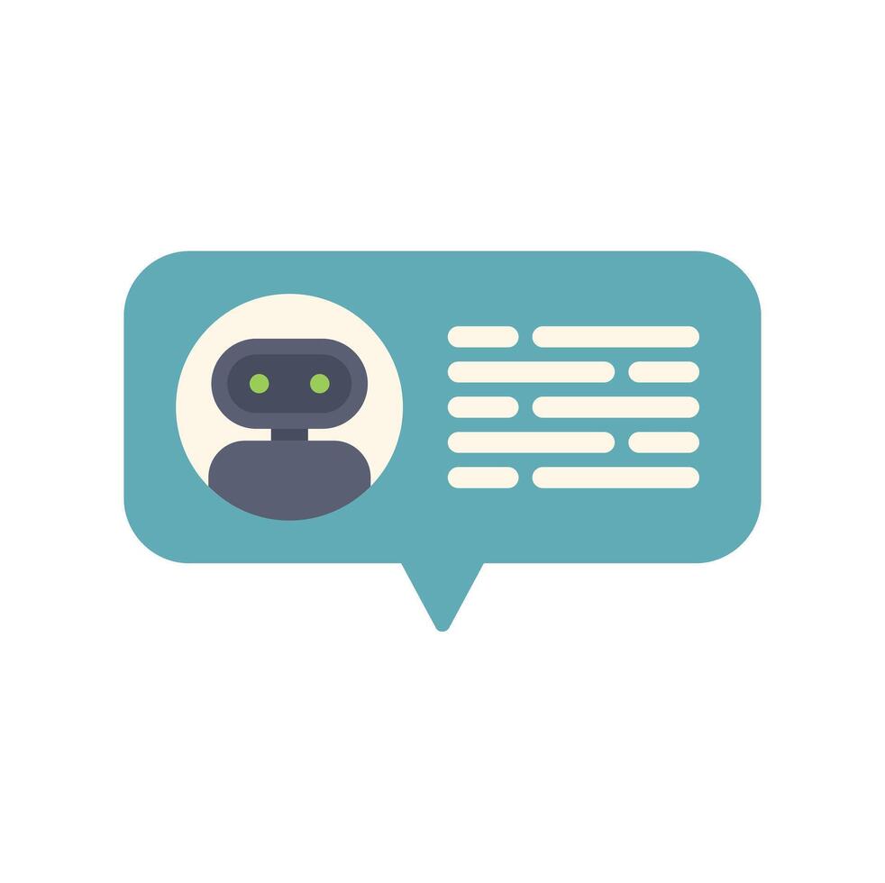 Chatbot messaging with artificial intelligence icon 52596234 Vector Art at Vecteezy