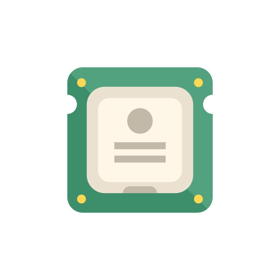 Green Cpu Processor Chip Performing Operations Icon 52597029 Vector Art At Vecteezy