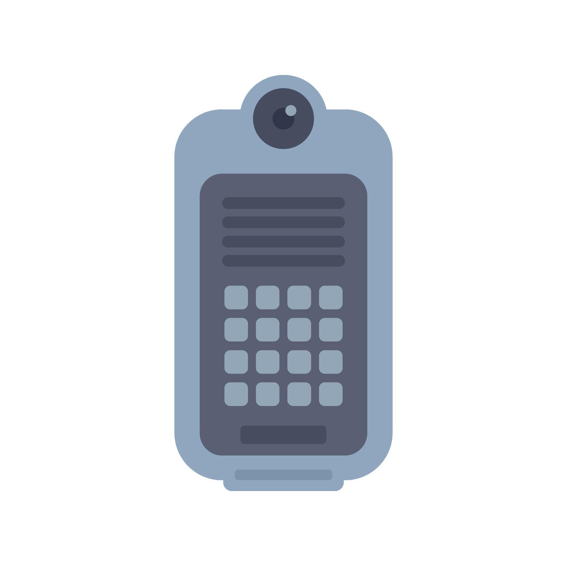 Modern Intercom System Displaying Buttons For Communication 52597467