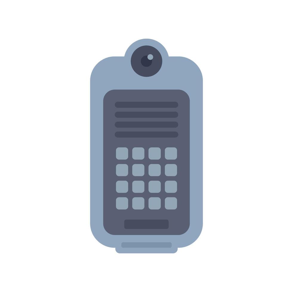 Modern Intercom System Displaying Buttons For Communication 52597467