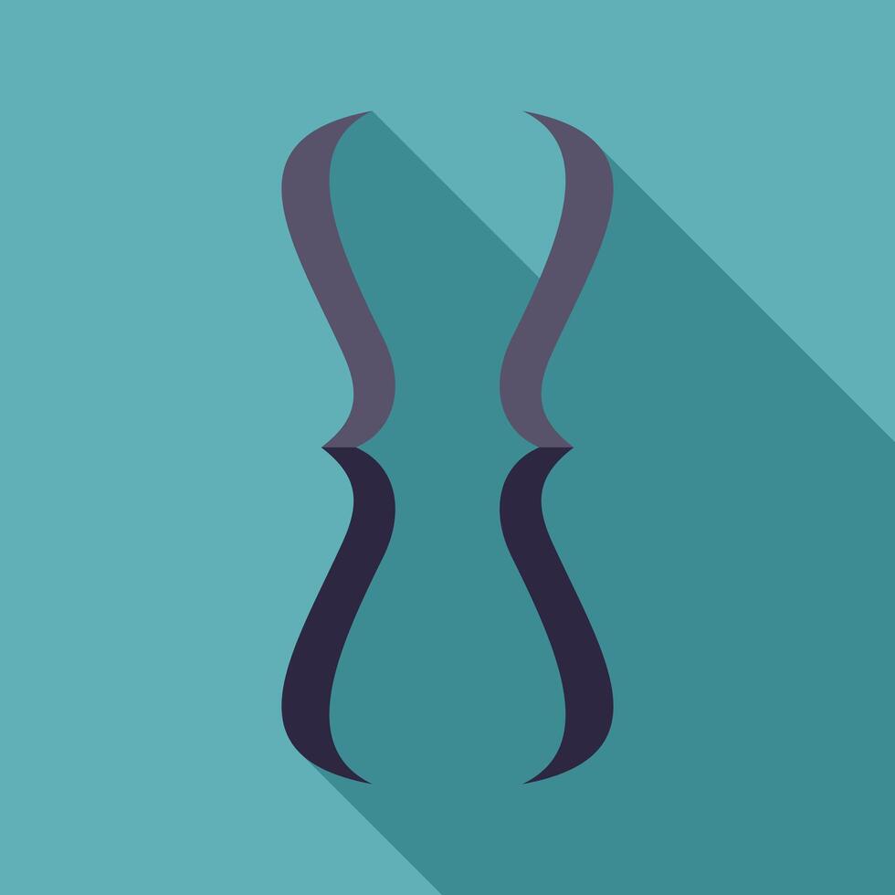Curly Brackets Symbol Representing Coding And Programming On Turquoise Background 52620089