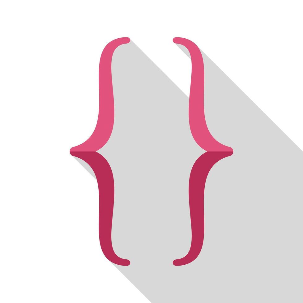Curly Brackets Symbol Representing Programming And Coding 52620099 Vector Art At Vecteezy